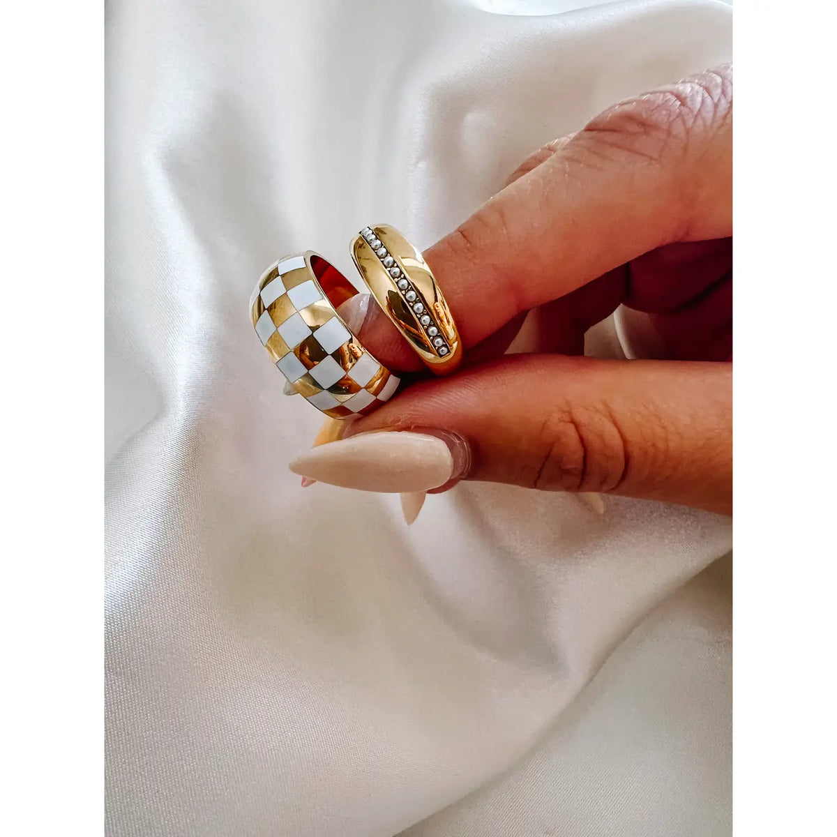 Checker ring – Stella & Ro